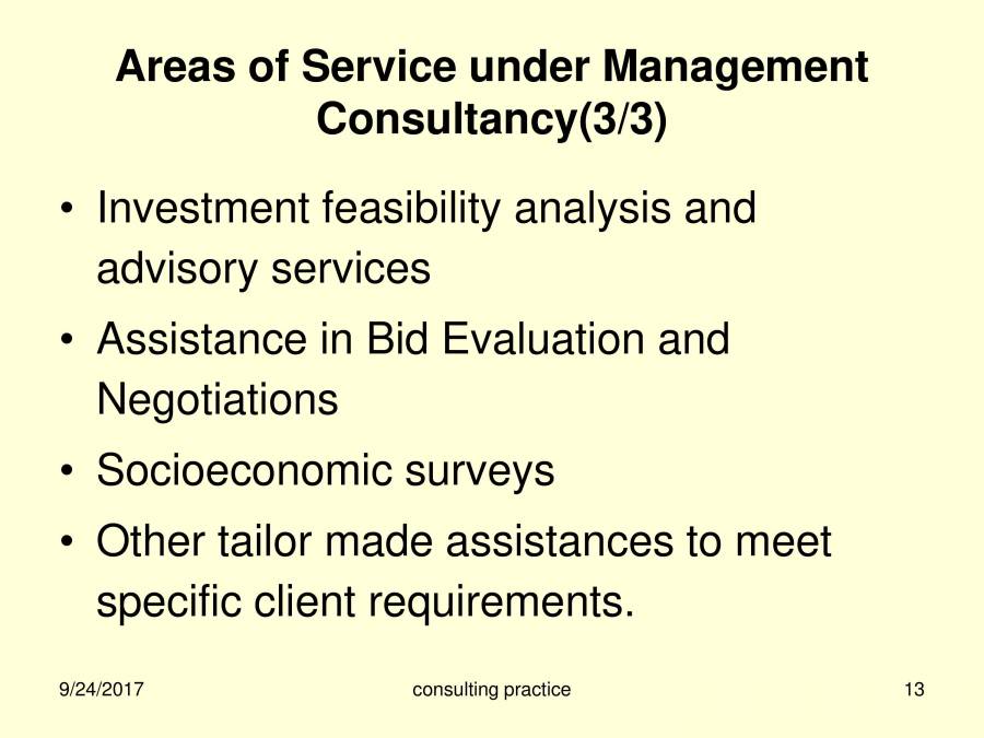 Consulting Practice - PowerPoint Slides - LearnPick India