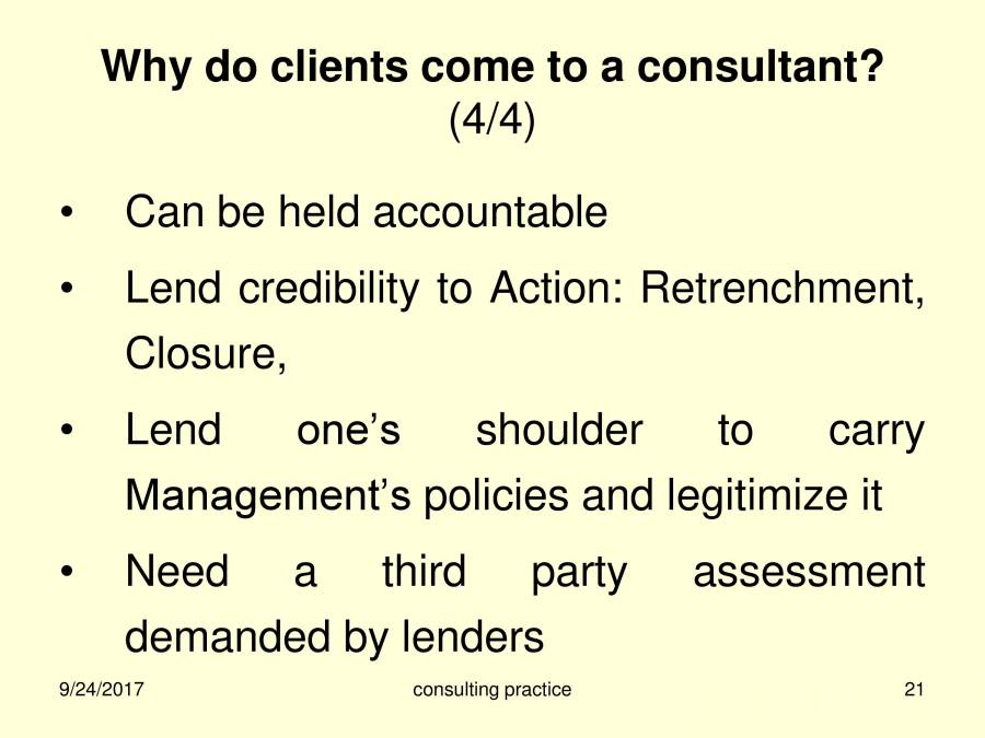 Consulting Practice - PowerPoint Slides - LearnPick India