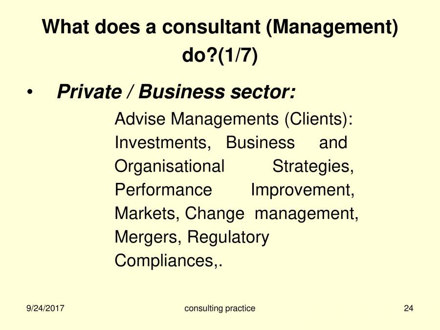 Consulting Practice - PowerPoint Slides - LearnPick India