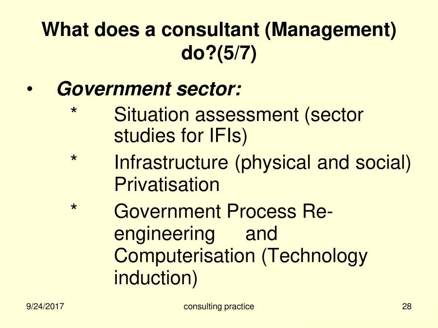 Consulting Practice - PowerPoint Slides - LearnPick India