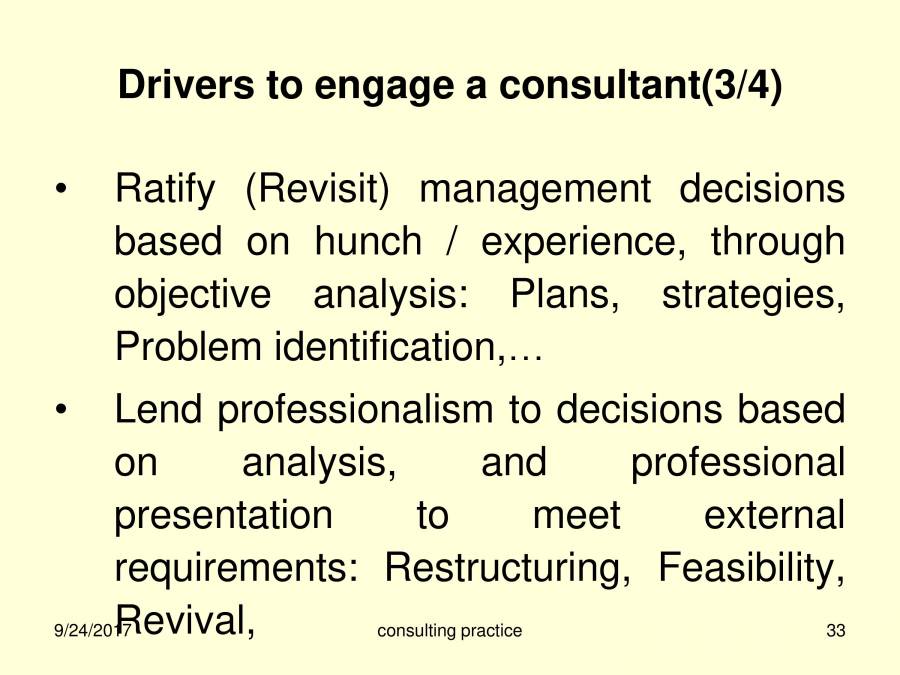 Consulting Practice - PowerPoint Slides - LearnPick India