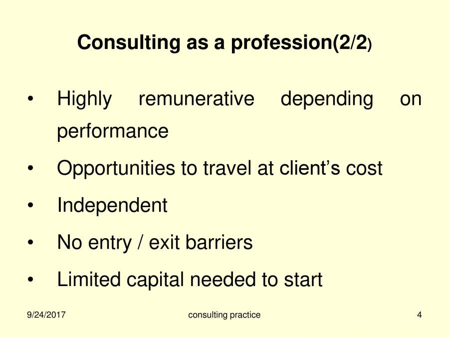 Consulting Practice - PowerPoint Slides - LearnPick India