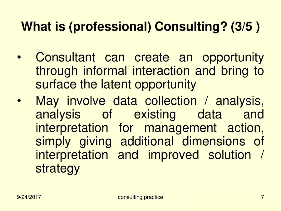 Consulting Practice - PowerPoint Slides - LearnPick India