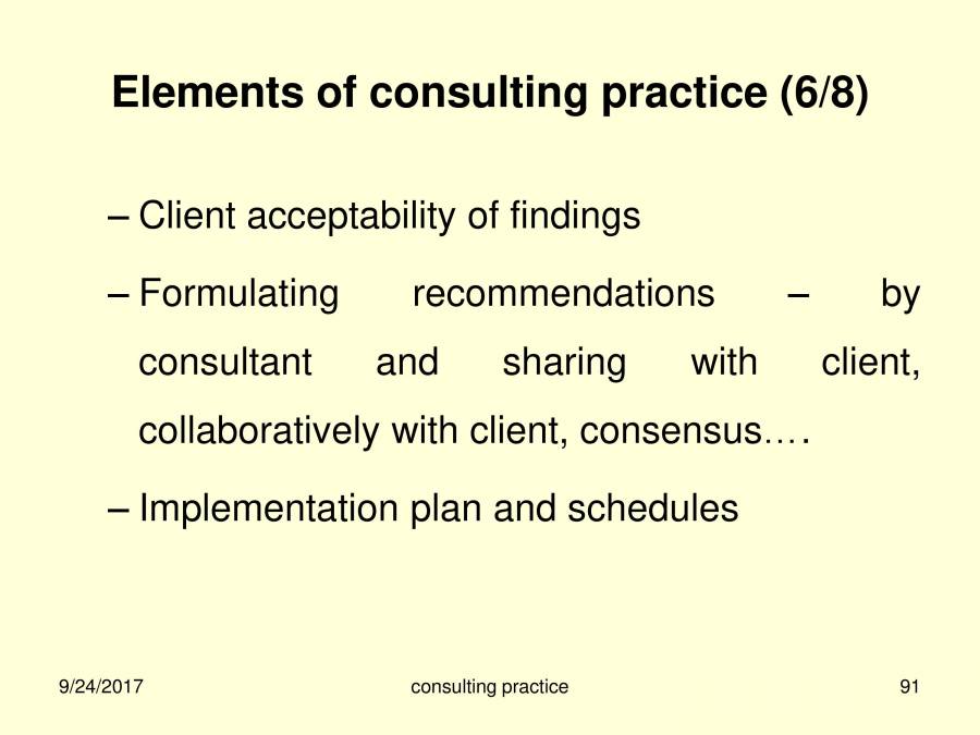 Consulting Practice - PowerPoint Slides - LearnPick India