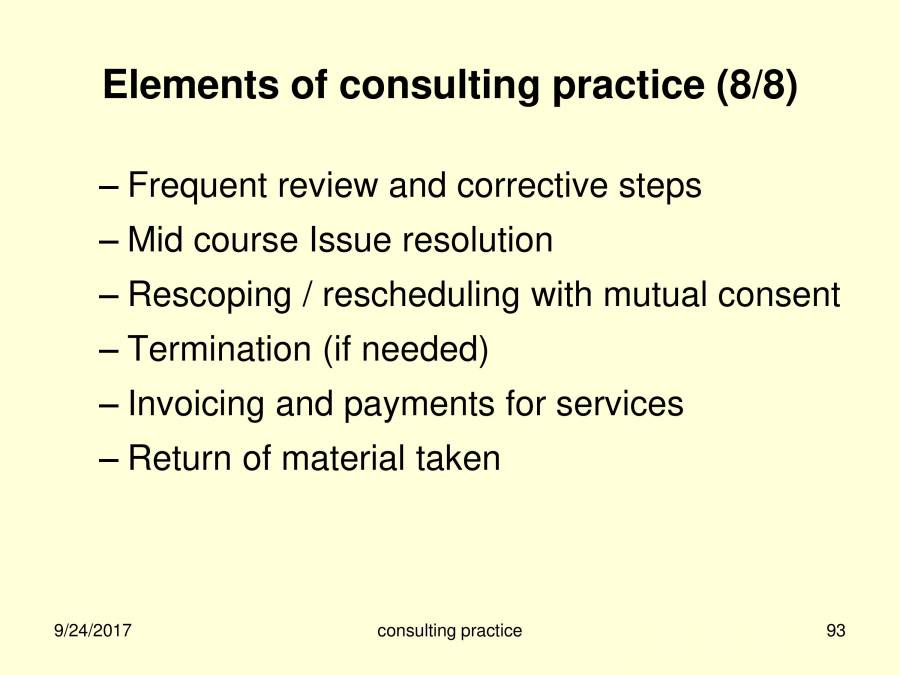 Consulting Practice - PowerPoint Slides - LearnPick India