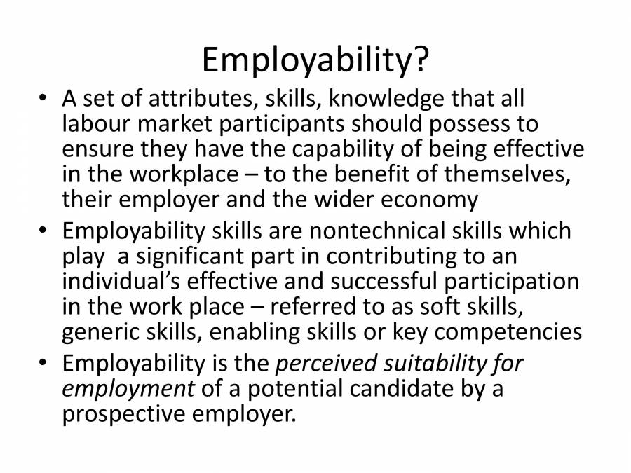 Employability - PowerPoint Slides - LearnPick India