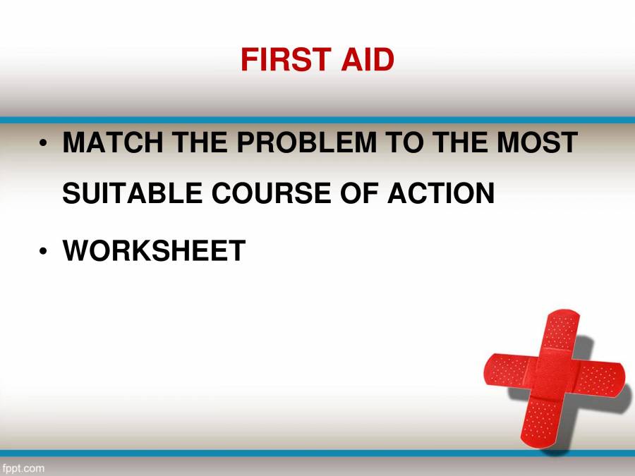 LEARN ABOUT FIRST AID - PowerPoint Slides - LearnPick India