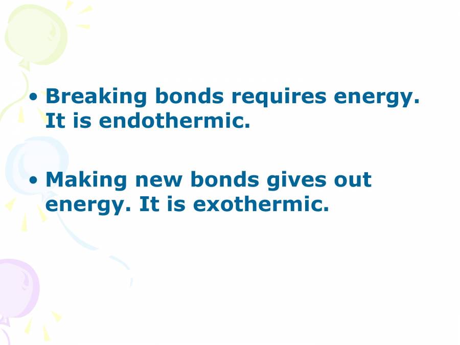 Bond And Energy - PowerPoint Slides - LearnPick India