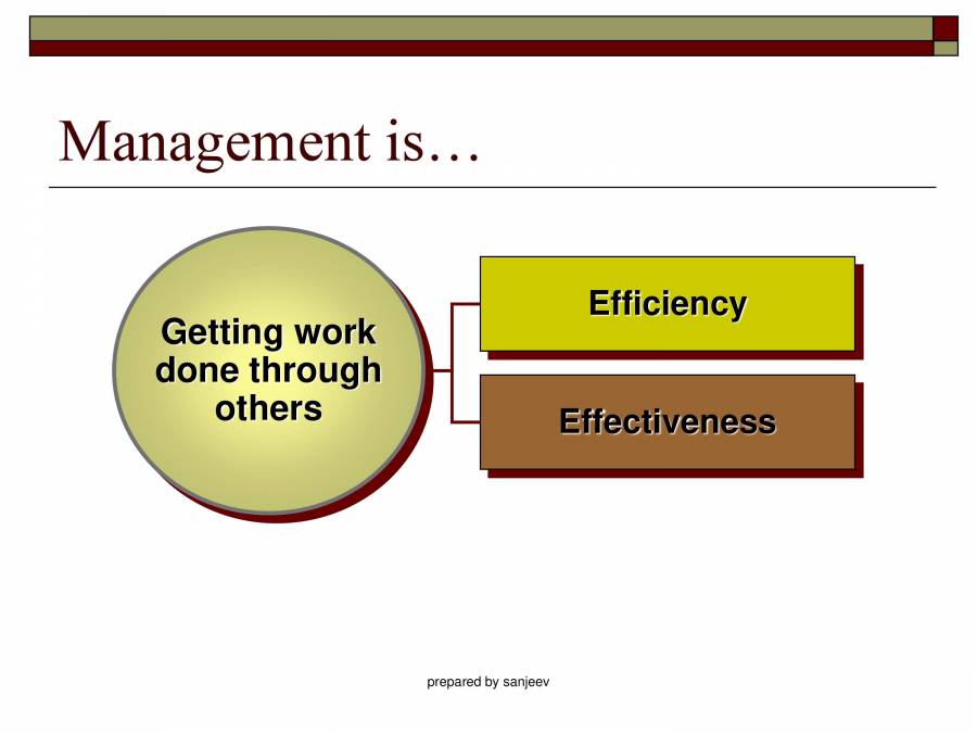 Management Overview For Young BBA And MBA Students - PowerPoint Slides ...