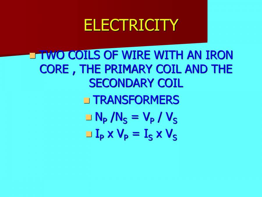 Basic Electricity - PowerPoint Slides - LearnPick India