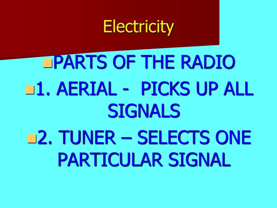 Basic Electricity - PowerPoint Slides - LearnPick India