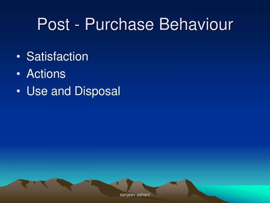 PPT On Consumer Behaviour For BBA And MBA - PowerPoint Slides ...