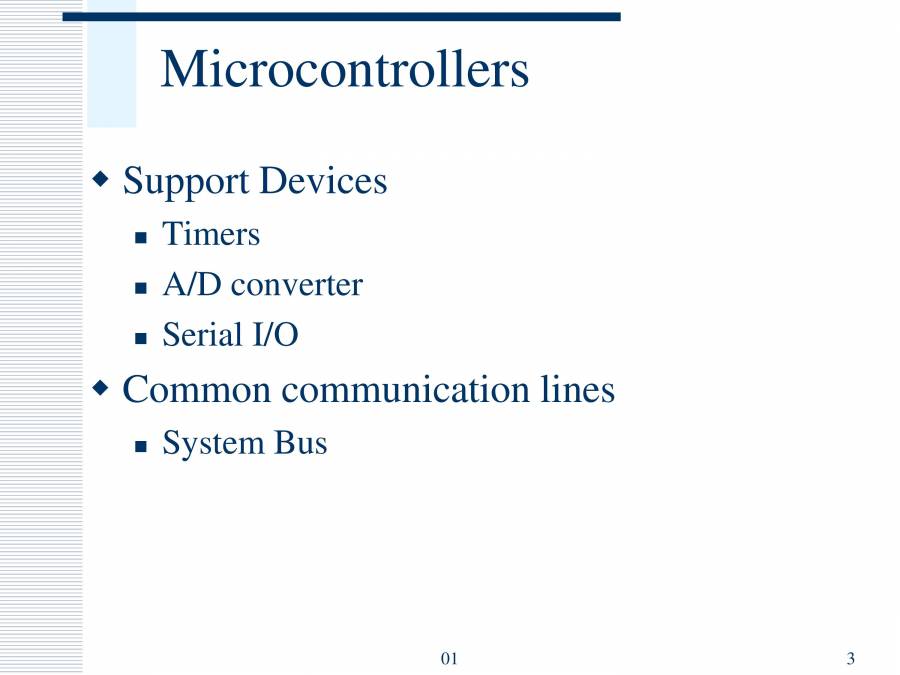 Microprocessor And Microcontroller - PowerPoint Slides - LearnPick India