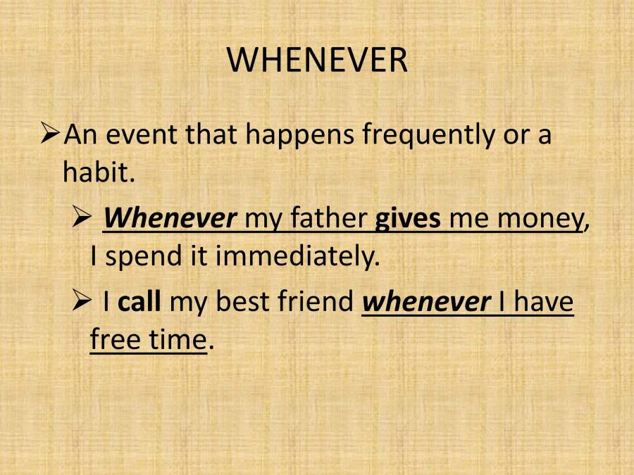 Adverb Clauses Of Time - When, Whenever, As Soon As, Before, & After ...