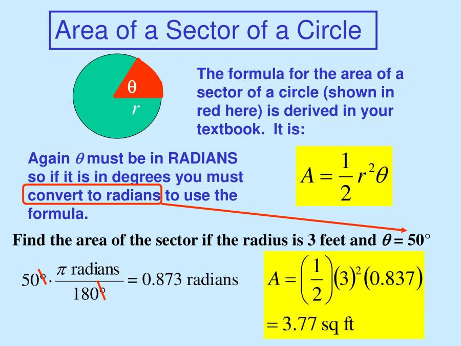 Degree And Radians - PowerPoint Slides - LearnPick India