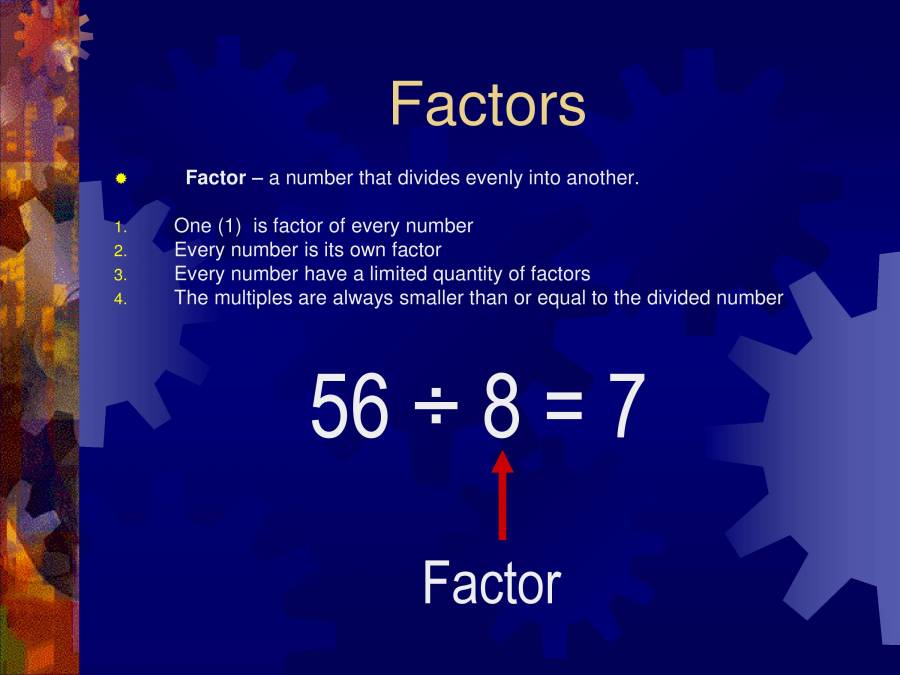 Factors, Primes And Composite Numbers - PowerPoint Slides - LearnPick India