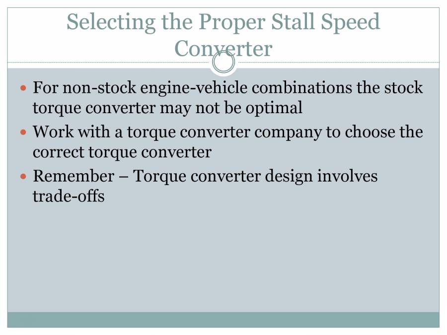 Torque Converter - PowerPoint Slides - LearnPick India