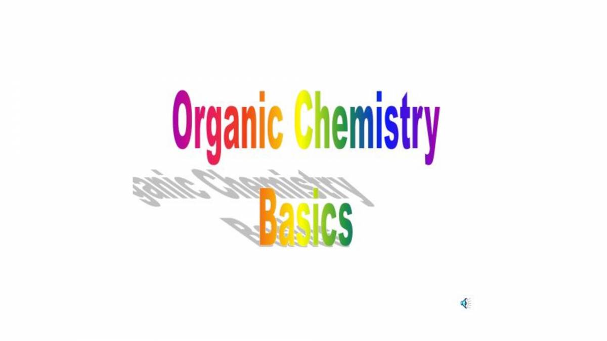 Nomenclature Of Organic Compounds - PowerPoint Slides - LearnPick India