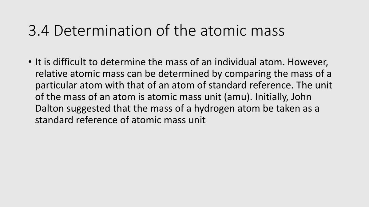 Study Of Atoms - PowerPoint Slides - LearnPick India