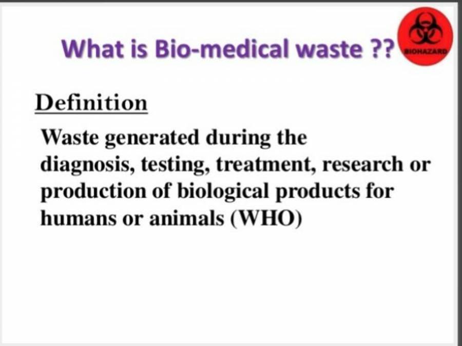Biomedical Waste Management - PowerPoint Slides - LearnPick India