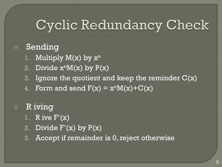 Error Detection And Correction In Computer Networks - PowerPoint Slides ...