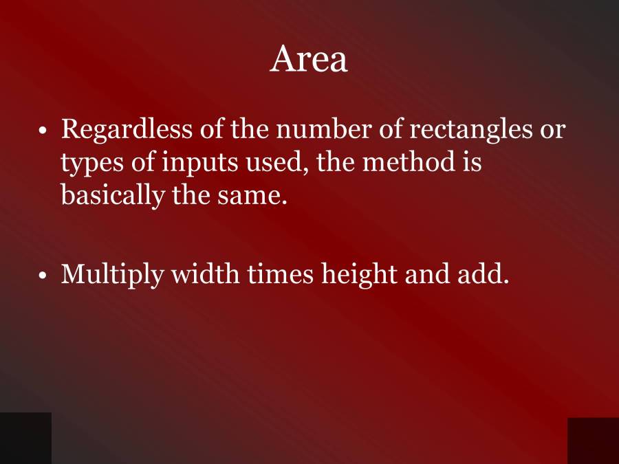 Area Formulas - PowerPoint Slides - LearnPick India
