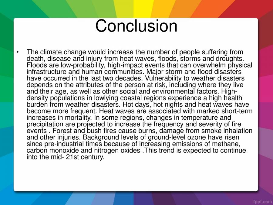 Presentation For Global Warming - PowerPoint Slides - LearnPick India