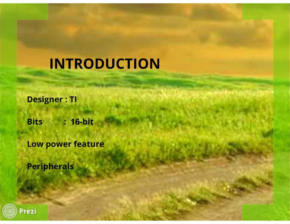 MSP 430 - PowerPoint Slides - LearnPick India