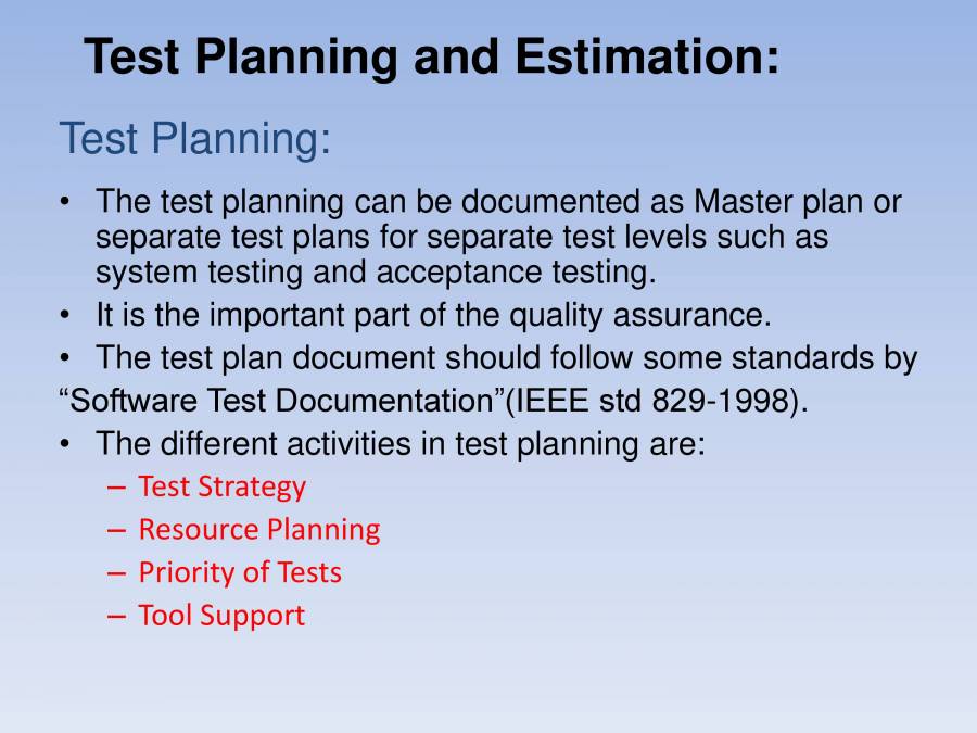 Test Management - PowerPoint Slides - LearnPick India