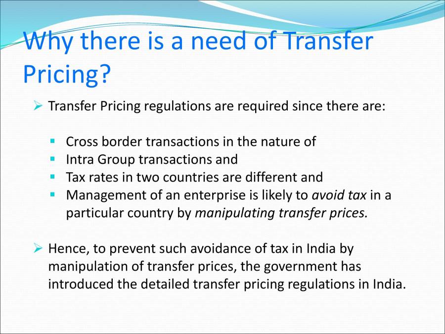 Transfer Pricing - PowerPoint Slides - LearnPick India