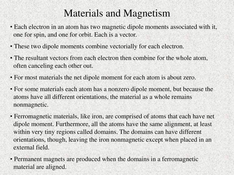 Magnetism - PowerPoint Slides - LearnPick India
