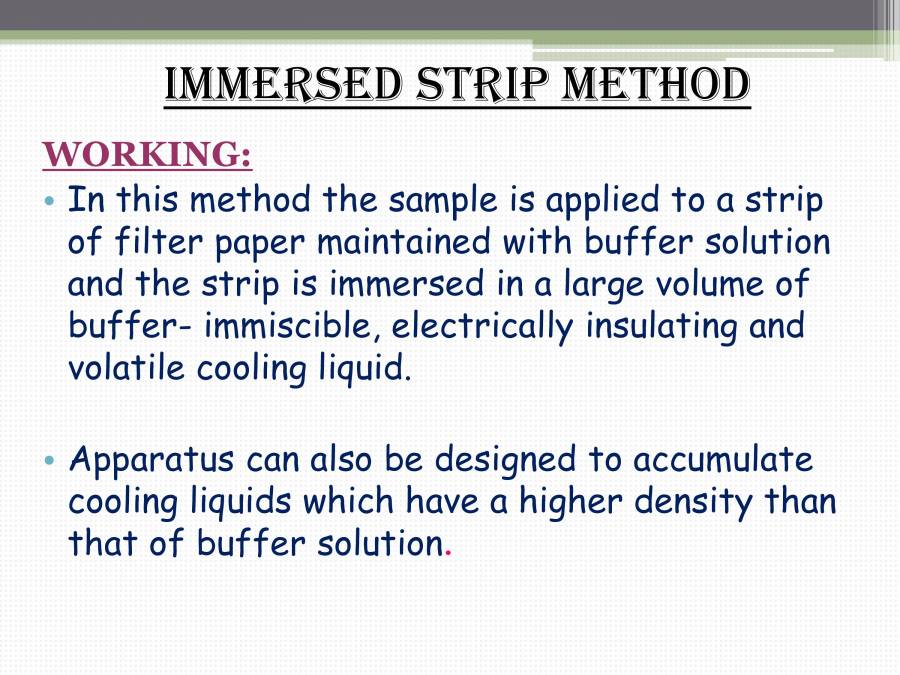 Low And High Voltage Electrophoresis - PowerPoint Slides - LearnPick India