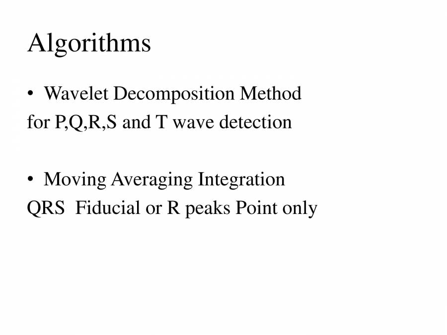 Optimal ECG Data Compression For An E-Health Transmission System - PowerPoint Slides - LearnPick ...