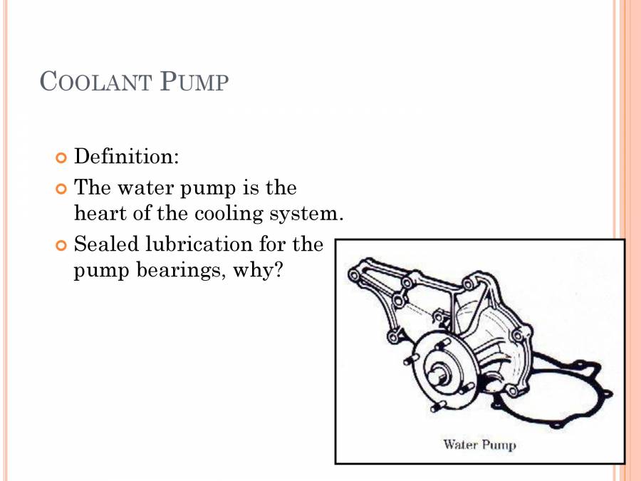 Cooling System - PowerPoint Slides - LearnPick India