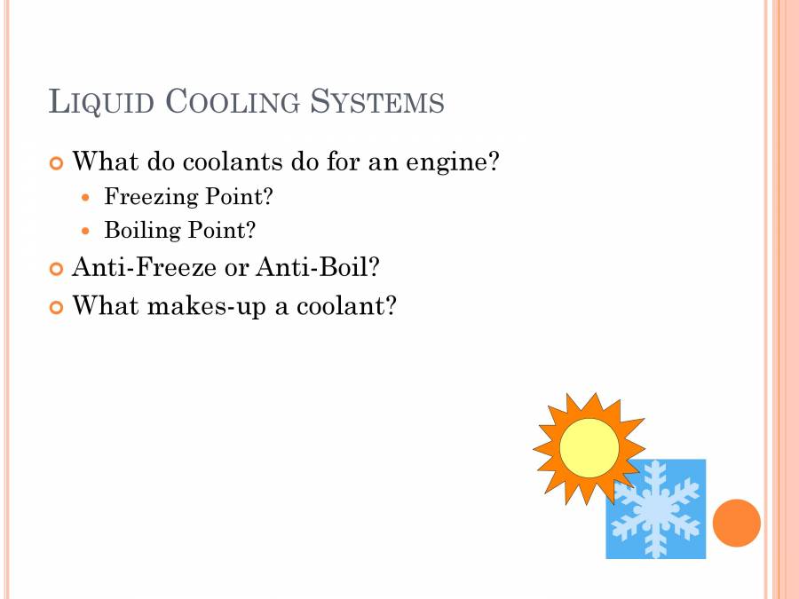 Cooling System - PowerPoint Slides - LearnPick India