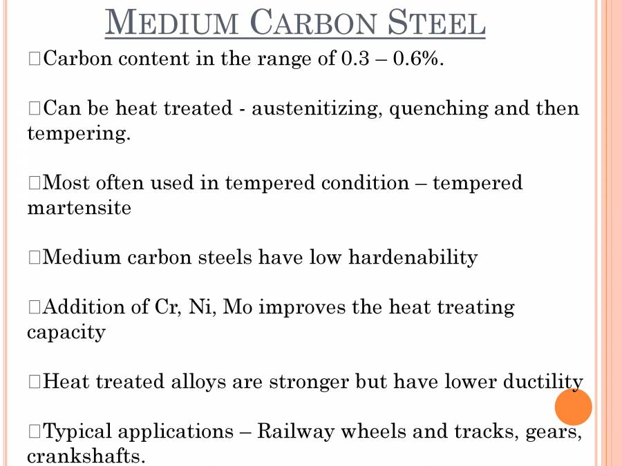 Classification Of Steel - PowerPoint Slides - LearnPick India