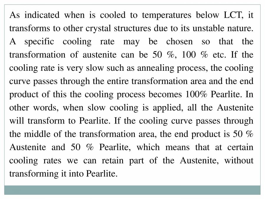 Time Temperature Transformation (TTT Diagram) - PowerPoint Slides ...