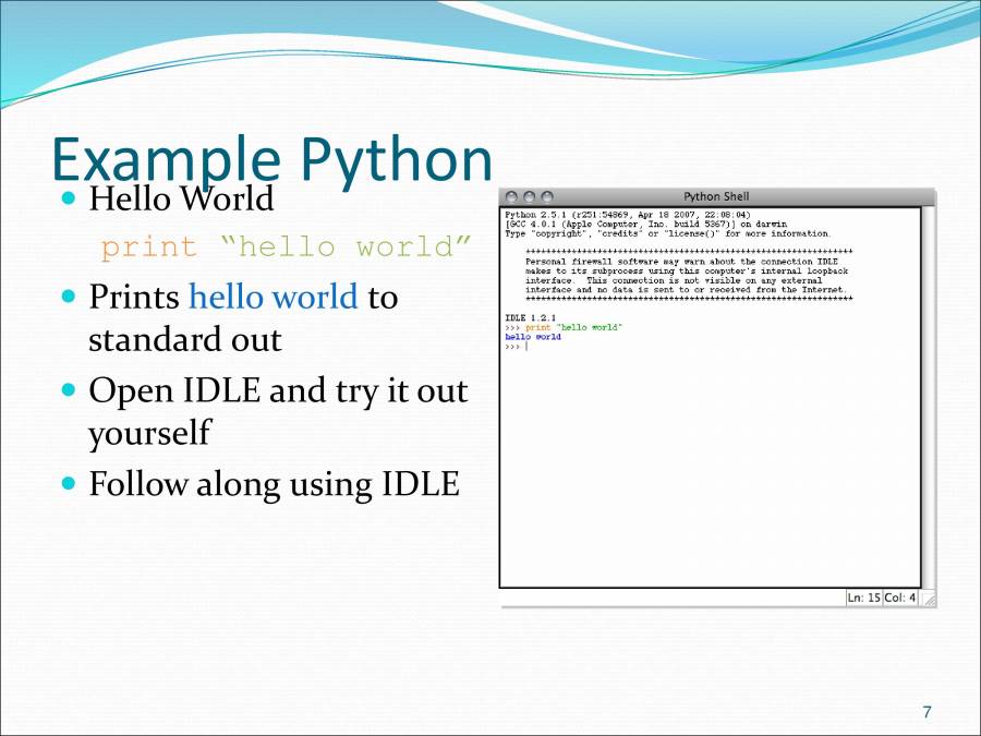 Introduction To Python Programming - PowerPoint Slides - LearnPick India