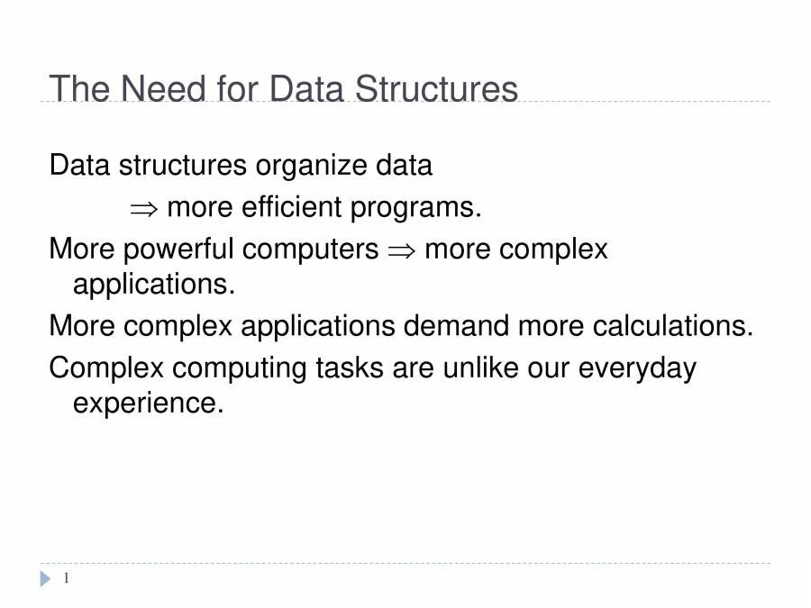 Data Structures And Algorithms-Part 1 - PowerPoint Slides - LearnPick India