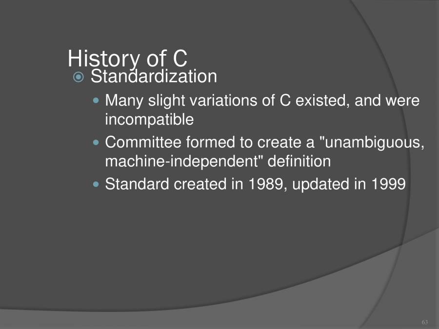 In To C Programming - PowerPoint Slides - LearnPick India