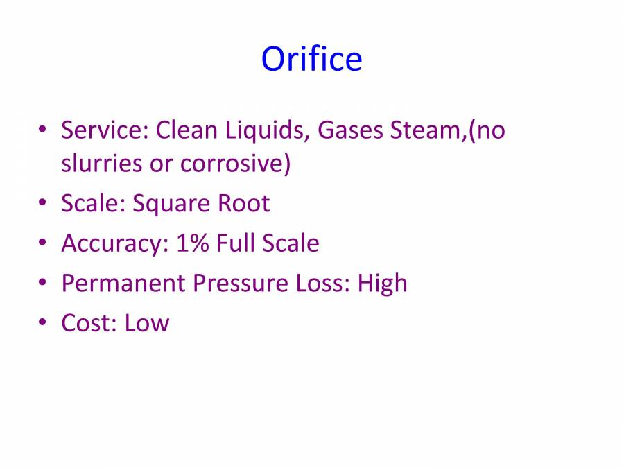 Flow Measurement - PowerPoint Slides - LearnPick India