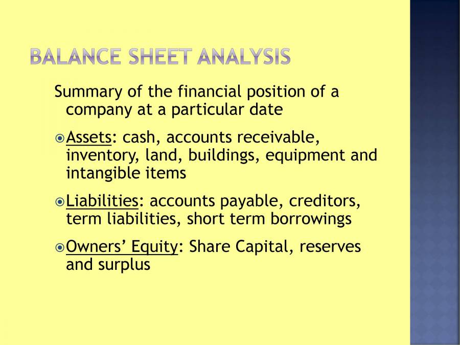 Analysis Of Financial Statement - PowerPoint Slides - LearnPick India