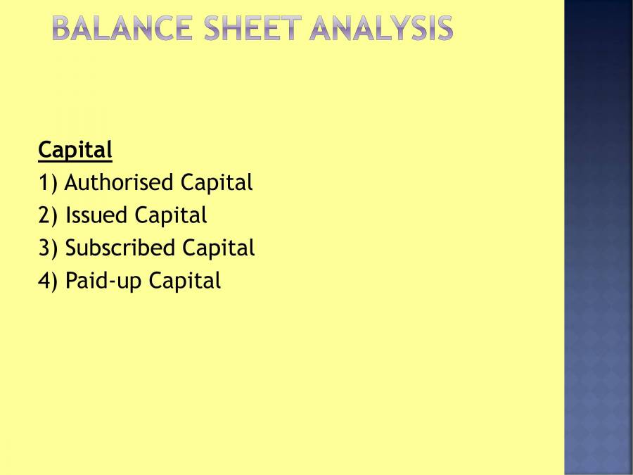 Analysis Of Financial Statement - PowerPoint Slides - LearnPick India