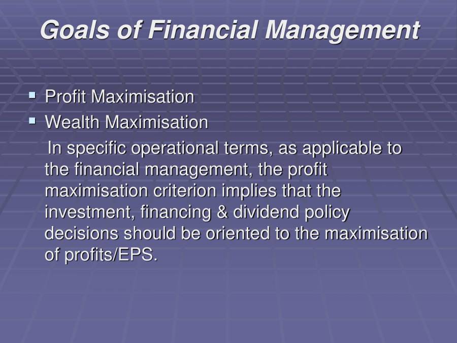 Introduction To Financial Management - PowerPoint Slides - LearnPick India