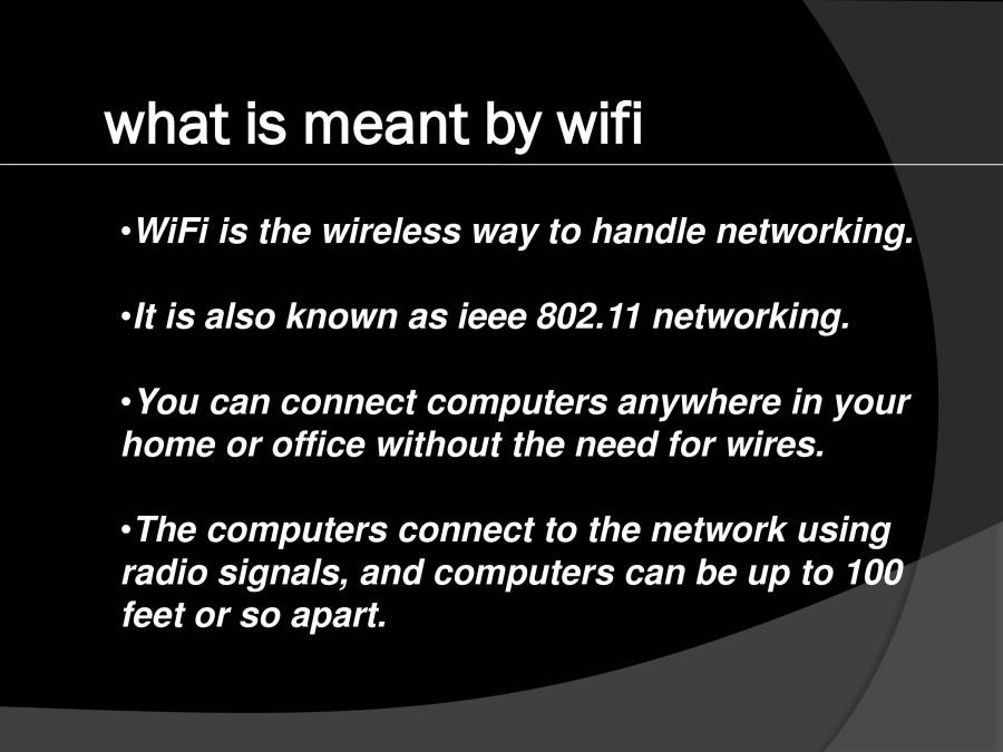 Wireless Computer Network Ppt