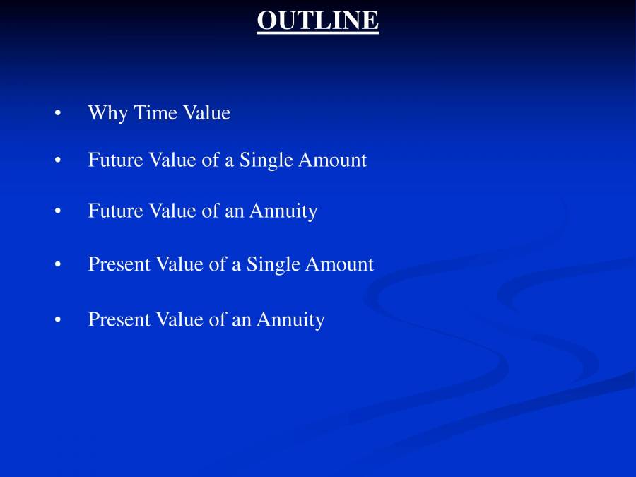 Time Value Of Money - PowerPoint Slides - LearnPick India