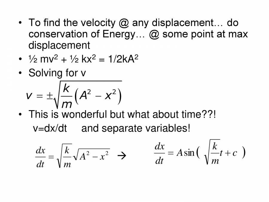 Introduction To Simple Harmonic Motion - PowerPoint Slides - LearnPick India