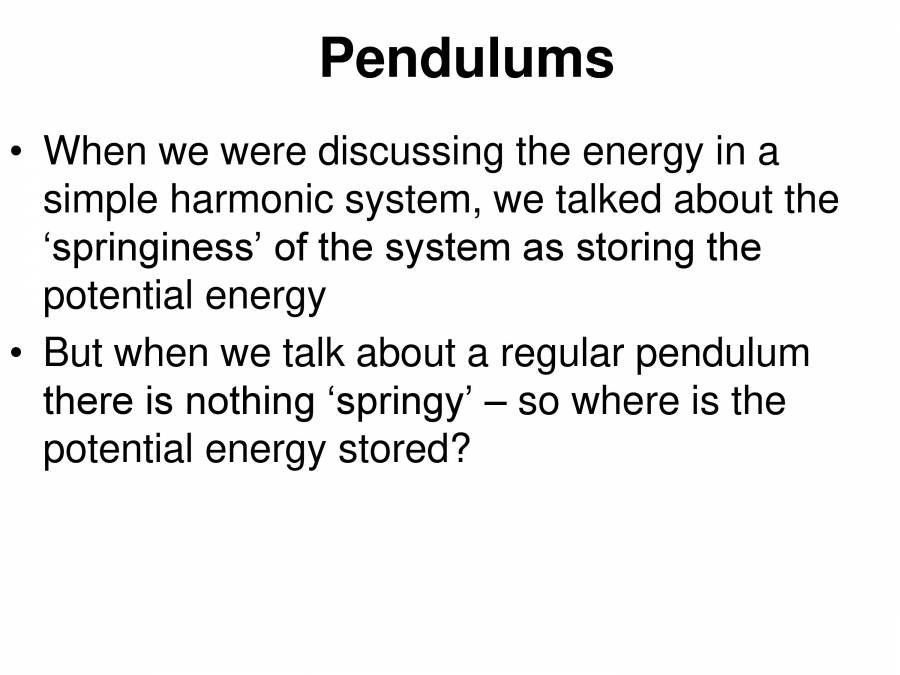 Introduction To Simple Harmonic Motion - PowerPoint Slides - LearnPick India