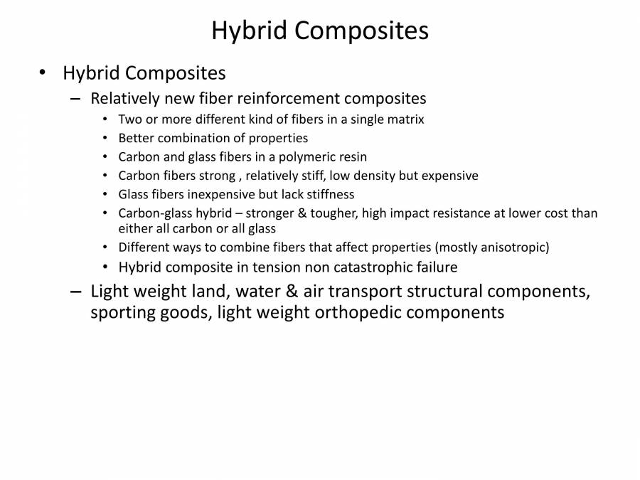 COMPOSITES - Material Science For Engineering - PowerPoint Slides ...