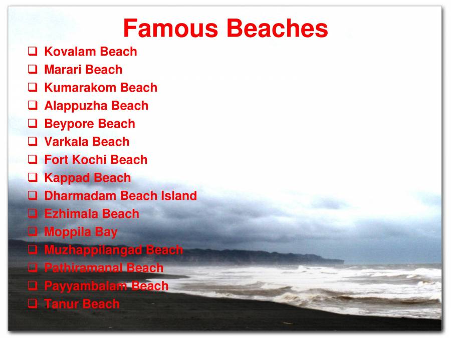 Indian Heritage - Beaches - PowerPoint Slides - LearnPick India